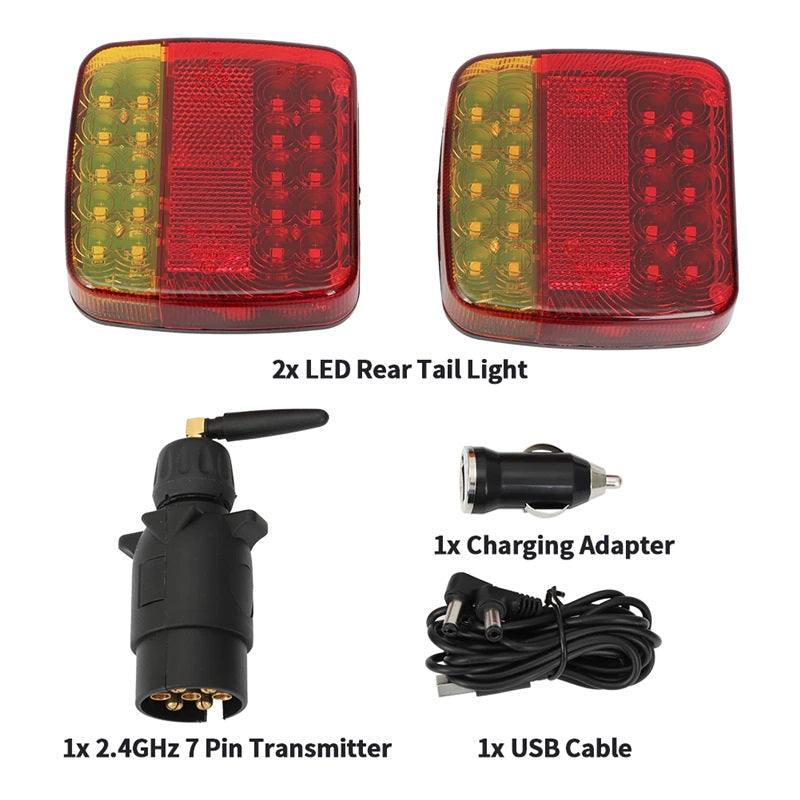 Wireless Magnetic Trailer Lights — 12V Wireless Tail & Brake Lights ...