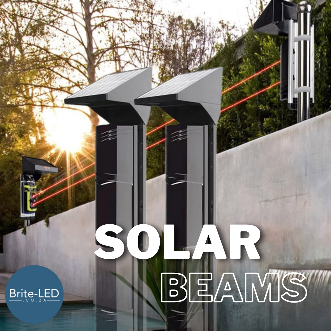 Solar Dual-IR Alarm Beam, 433mhz