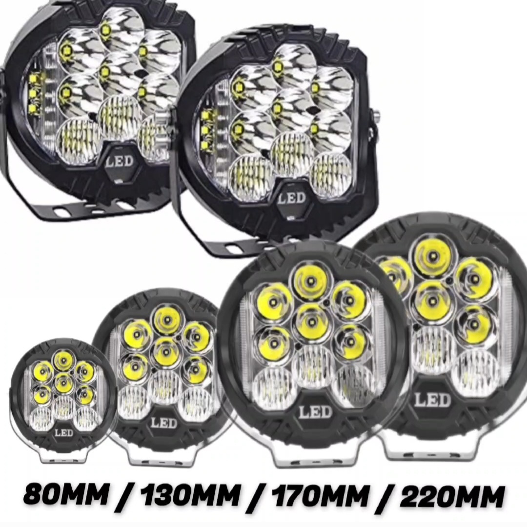 Side Shooter LED Spot Lights — 3", 5", 7", 9" Options (Pair) | Brite-LED