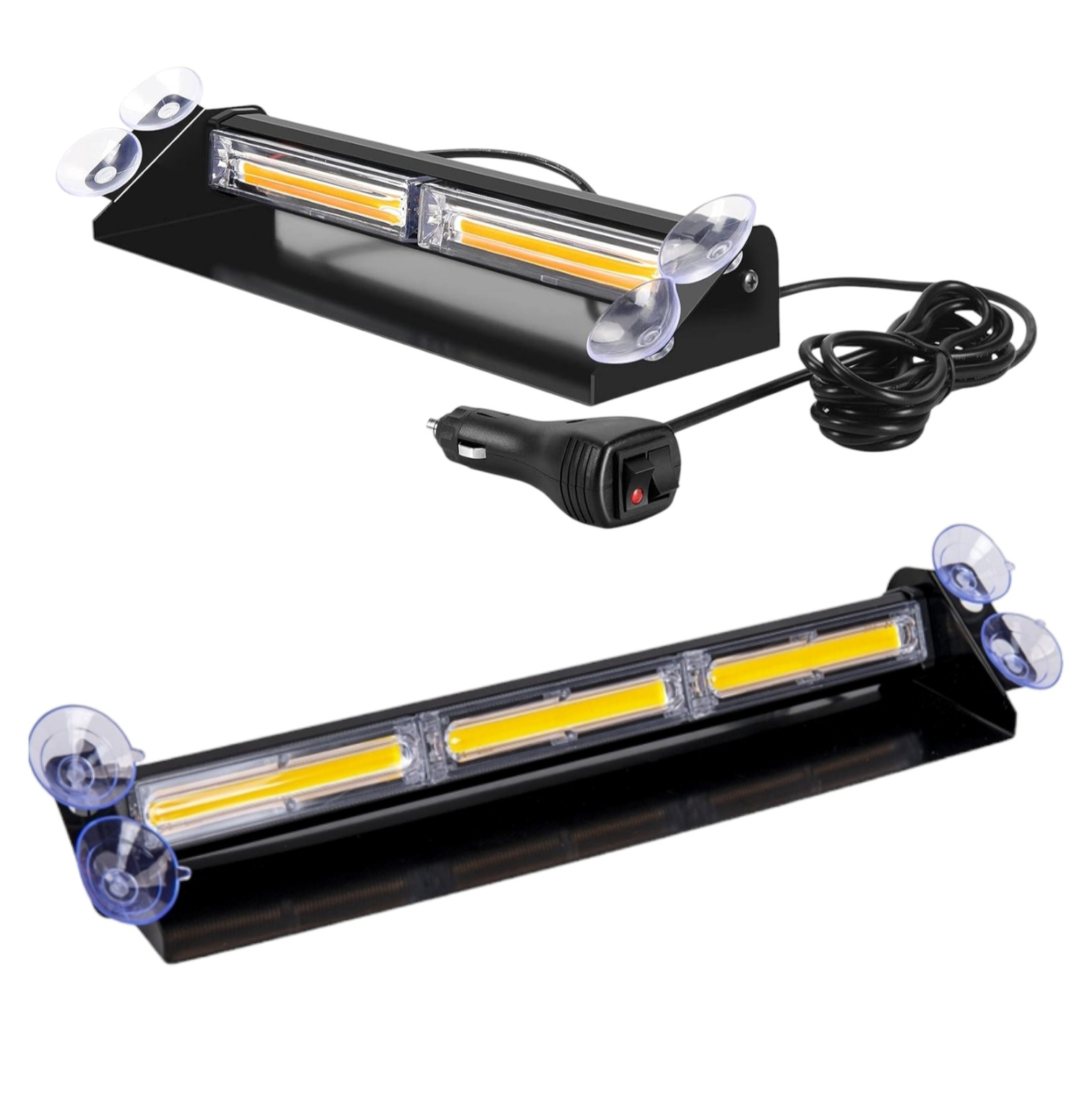HIGH POWER COB-LED FRONT / REAR WINDSCREEN MOUNT EMERGENCY LIGHTS